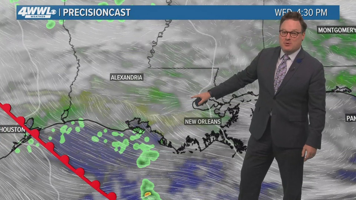 New Orleans Weather: Warm up before Friday morning rain and storms ...