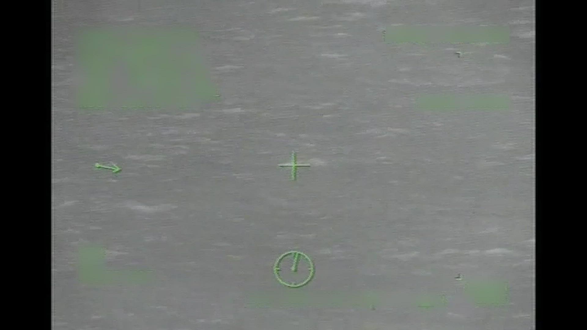 Video of Coast Guard rescue of passenger who fell overboard Carnival ...