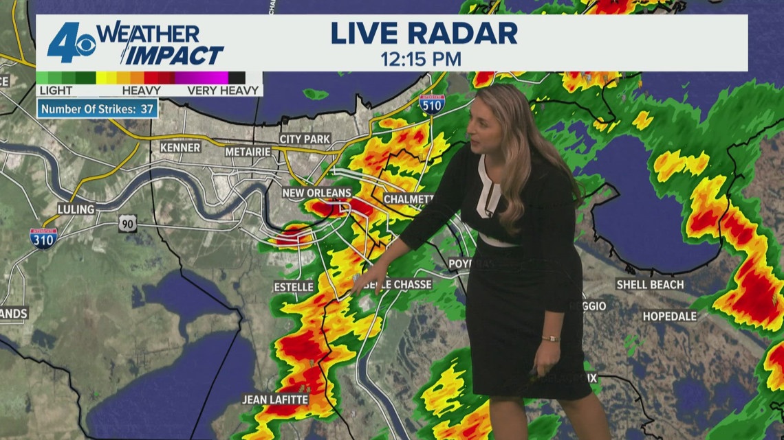 New Orleans Weather: Passing rain and storms Wednesday, windy rest of ...