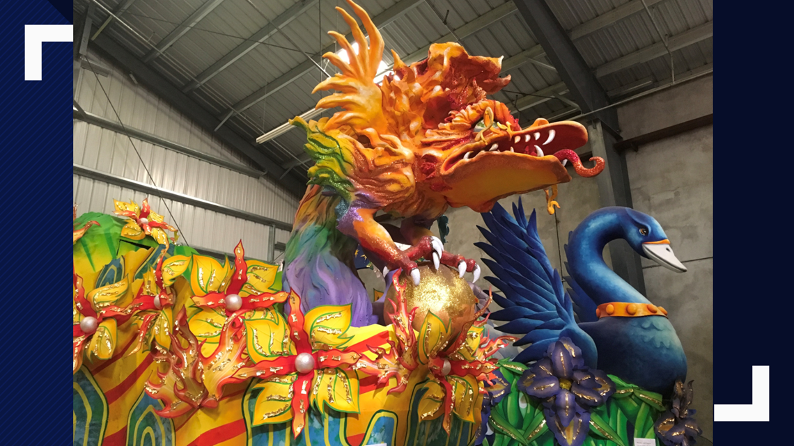 Sneak a peek inside the Rex float den | wwltv.com