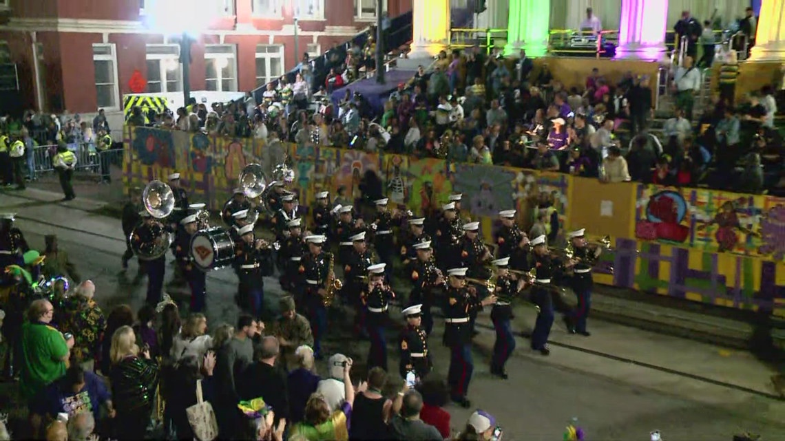 Knights of Babylon parade coverage | United States Marine Band | wwltv.com