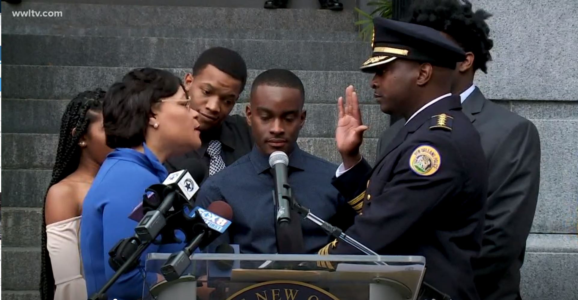 Ferguson sworn in as NOPD Chief | wwltv.com