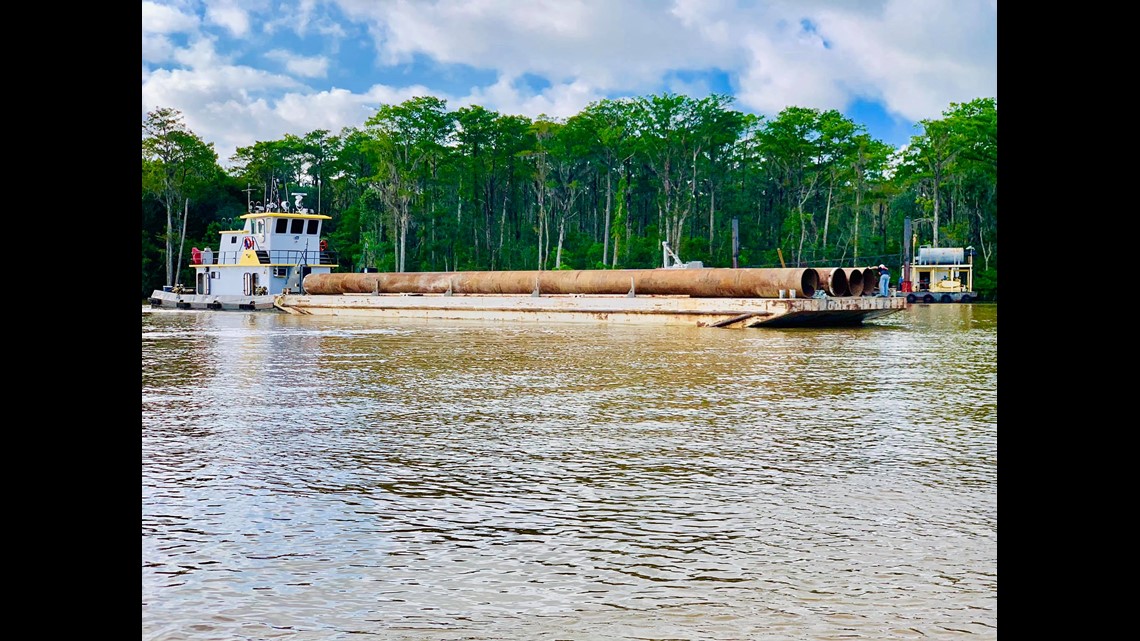 Crews race to sink barge in Bayou Chene before Morganza Spillway opens ...