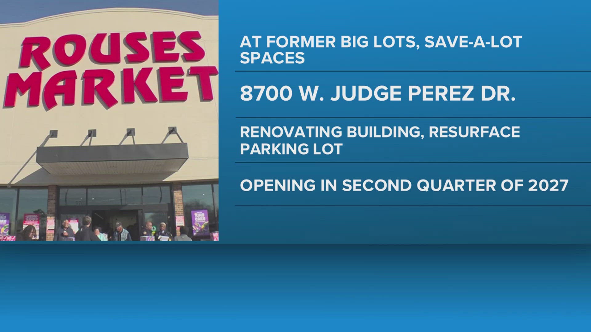 Rouses to expand into St. Bernard Parish with Chalmette store | wwltv.com