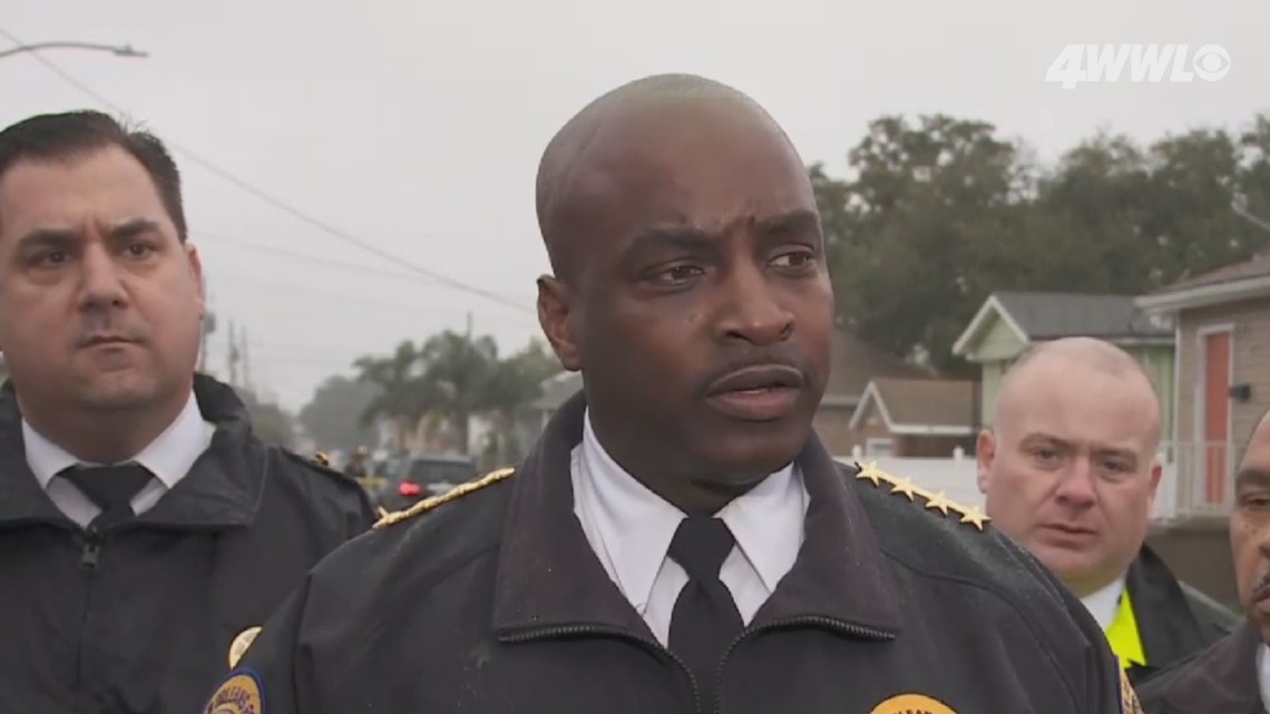 NOPD Chief Shaun Ferguson speaks about officer-involved shooting ...
