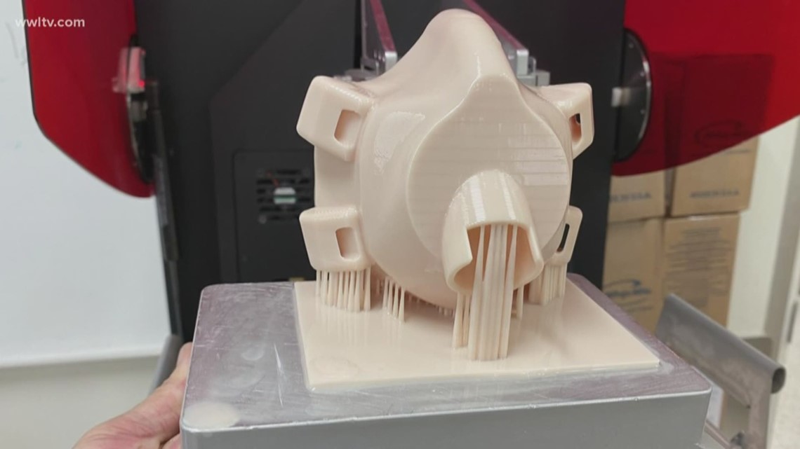 LSU School of Dentistry uses 3D printers to make PPE | wwltv.com