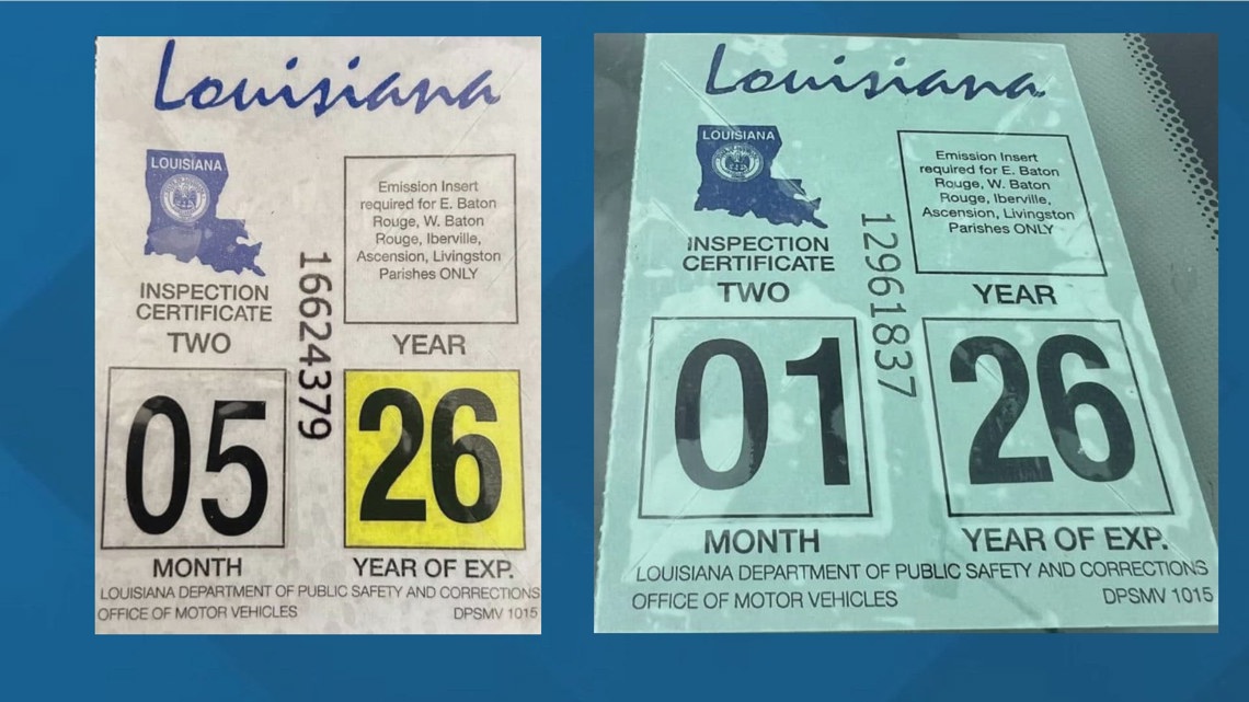 Could Louisiana end its vehicle inspection sticker requirement? | wwltv.com