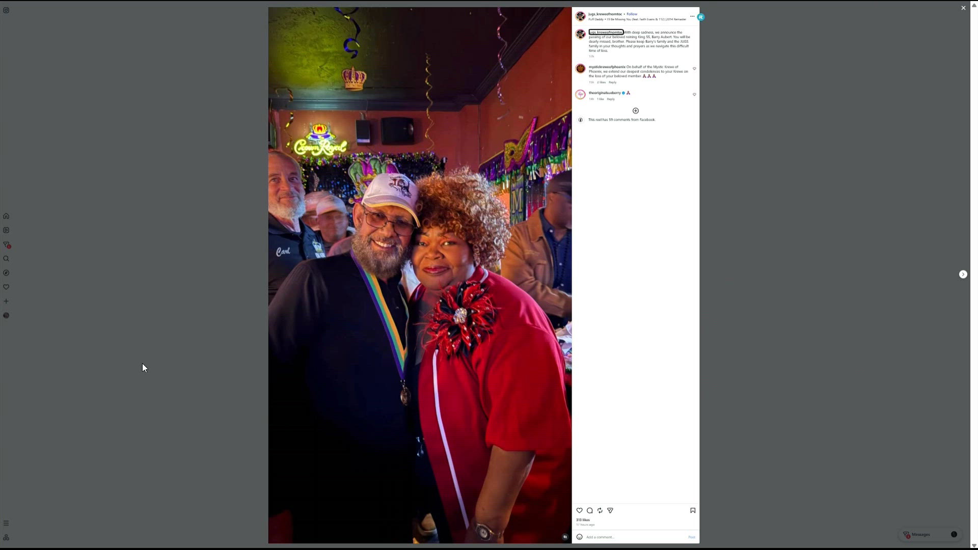 Krewe of NOMTOC reigning king dies | wwltv.com