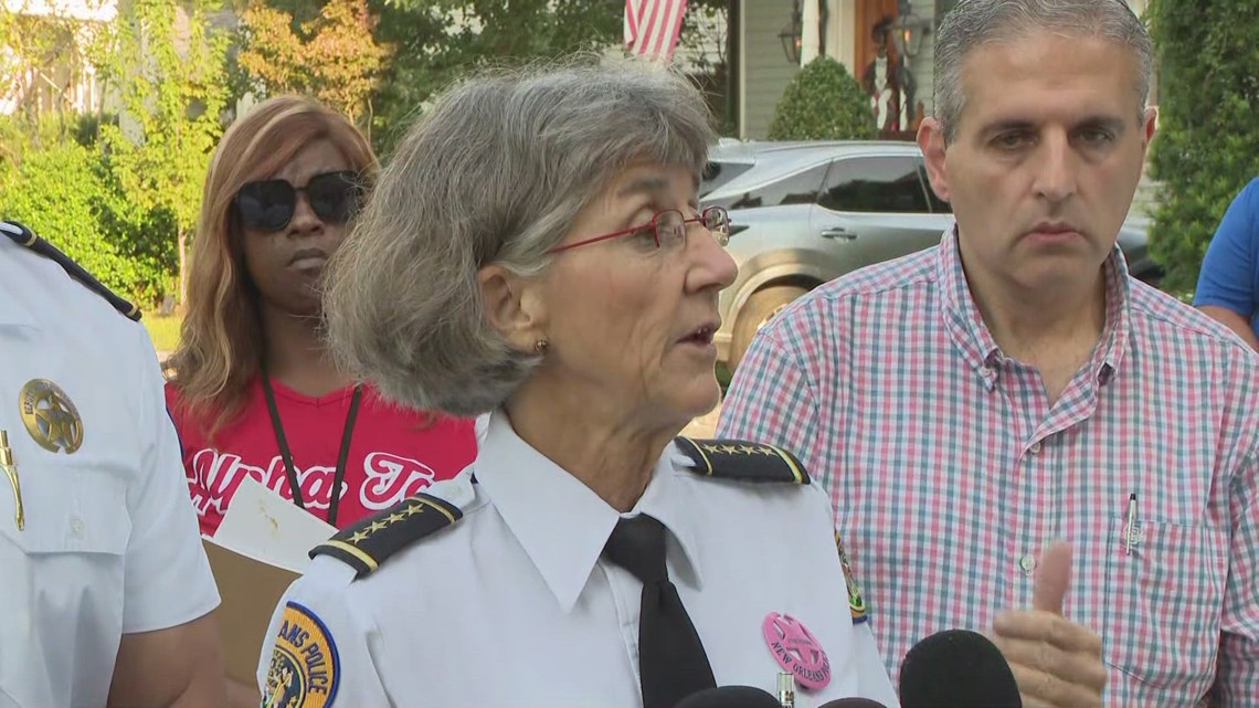 NOPD Superintendent Kirkpatrick reports that a suspect is in the ...