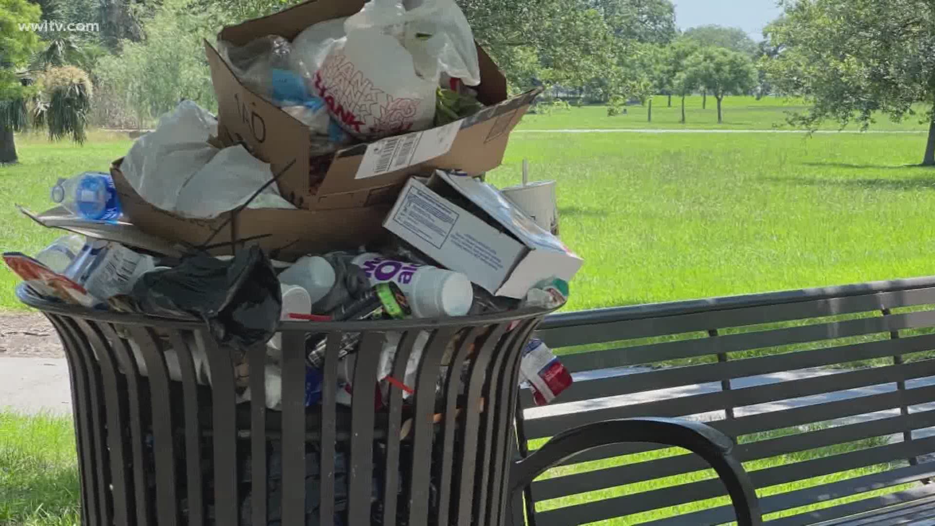 New Orleans City Park needs visitors to take their trash home, official ...