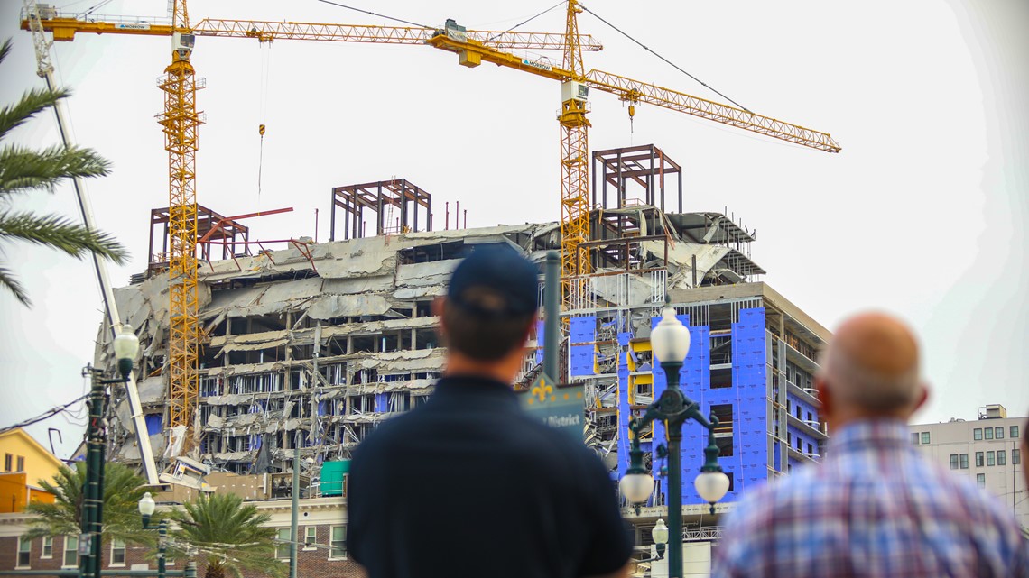 Crane demolition set for Saturday at Hard Rock Hotel collapse | wwltv.com