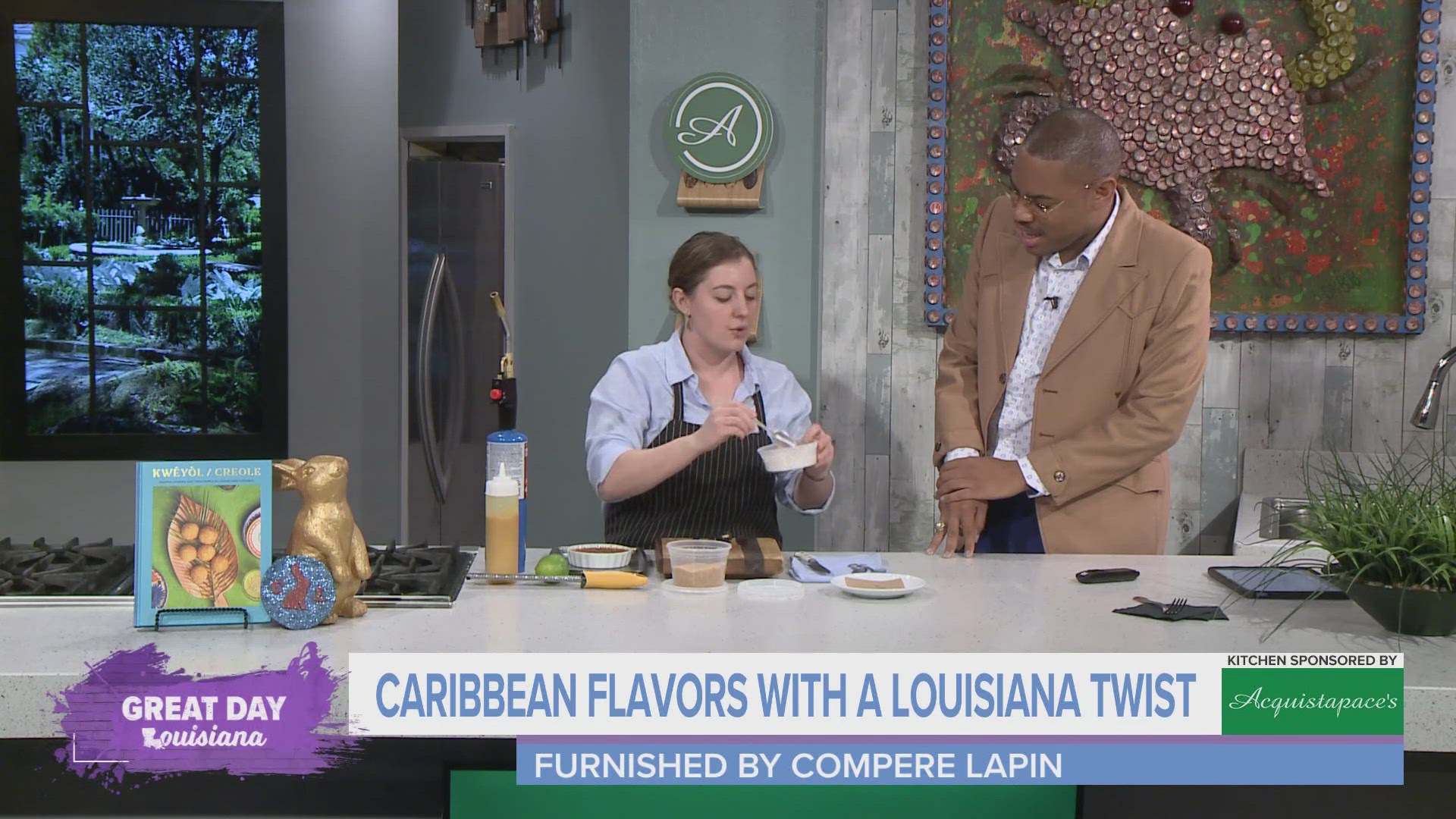 Mango Coconut Crème Brûlée with Compère Lapin | wwltv.com