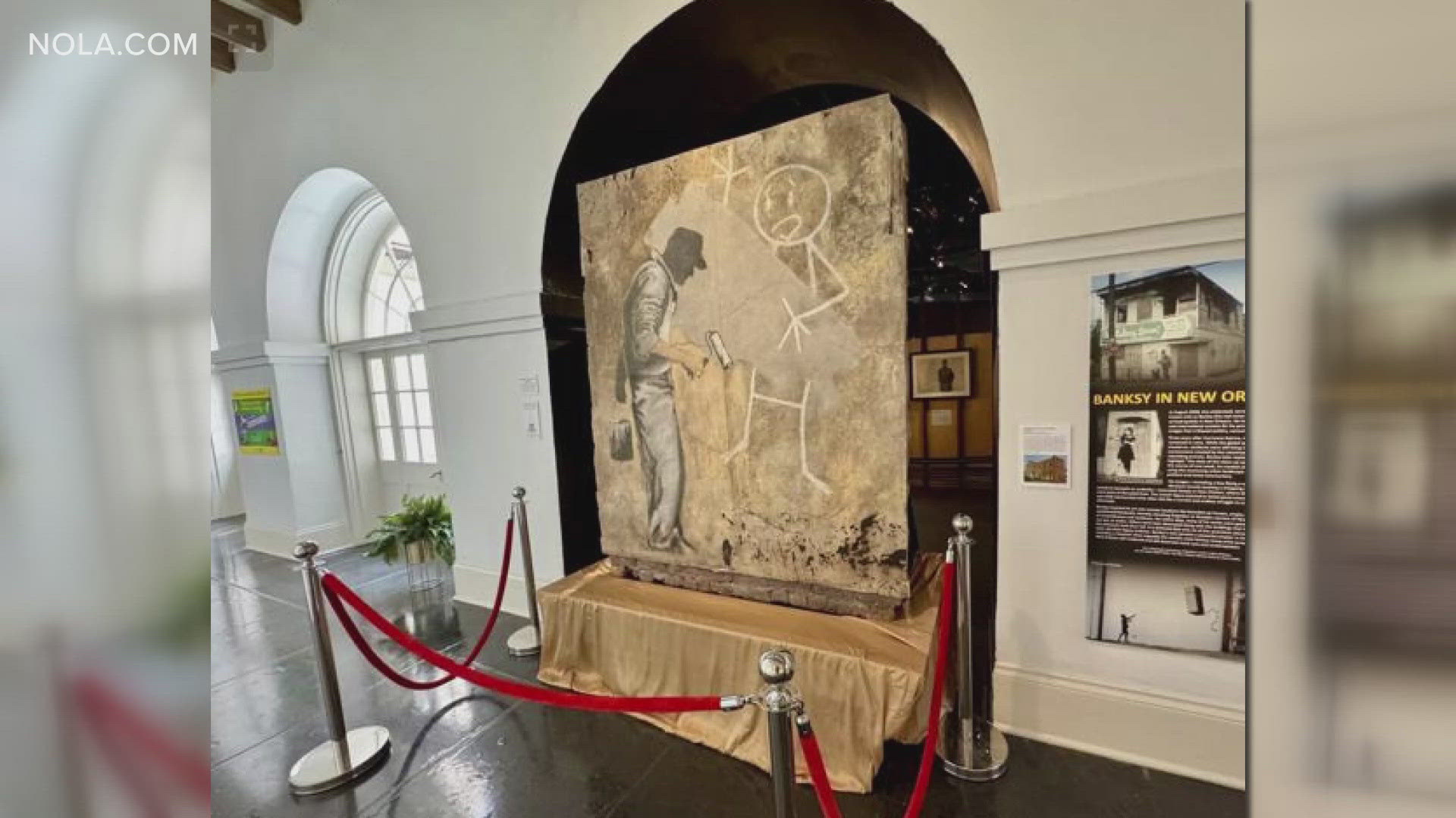 Rare Banksy mural from New Orleans sells for $750K at auction | wwltv.com