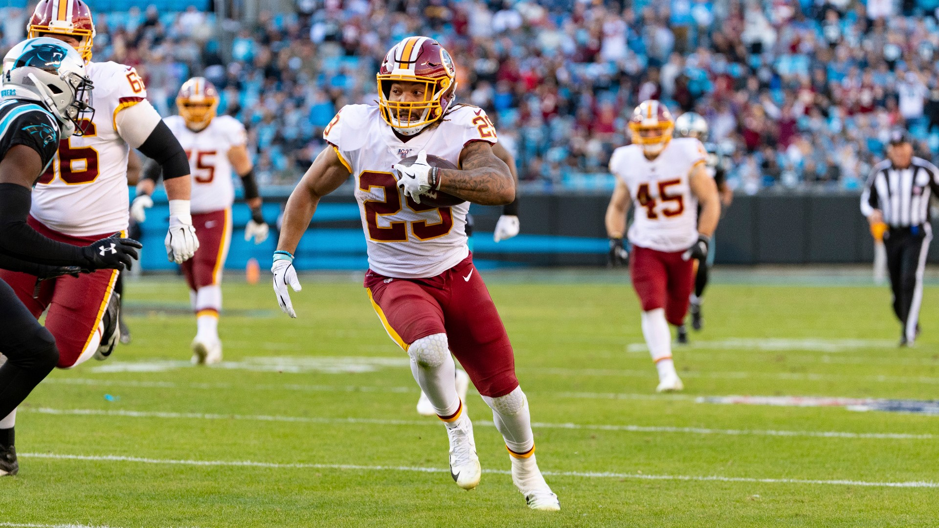 Derrius Guice arrested for domestic violence, cut from Washington ...