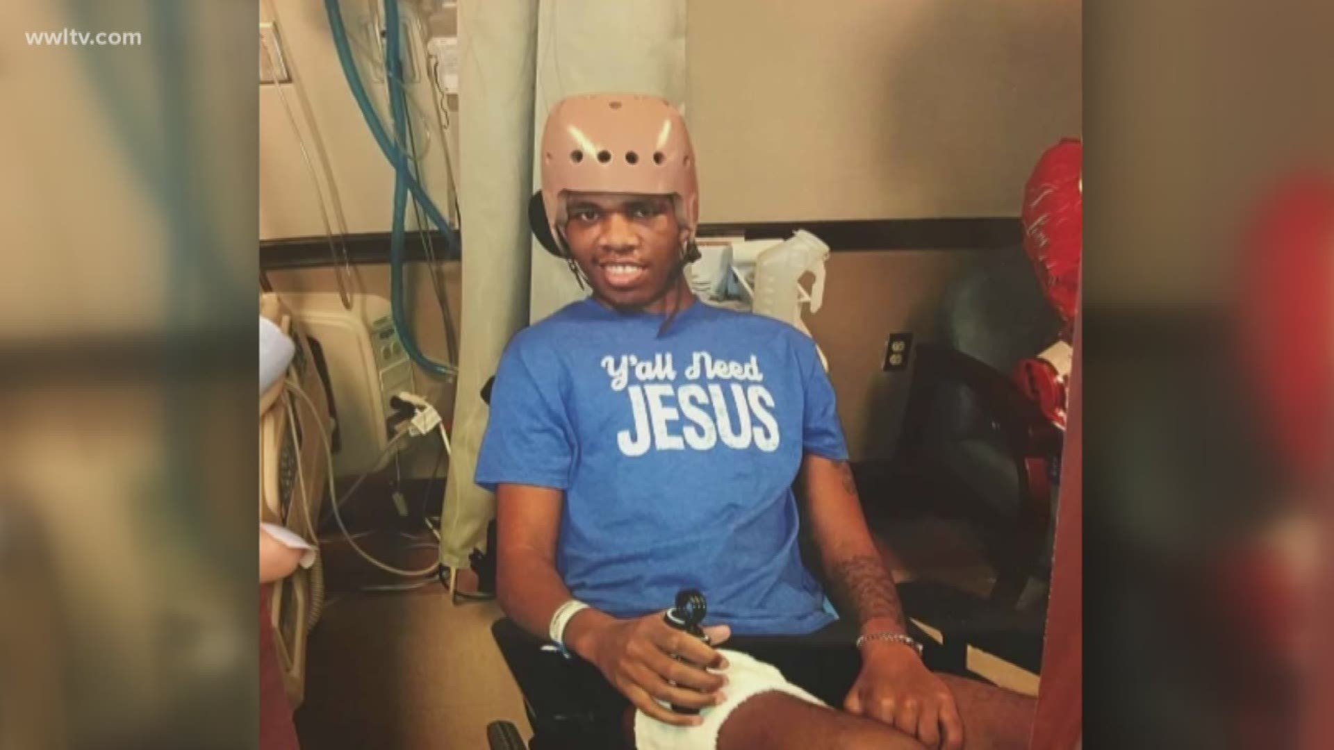 Gunshot victim fighting to recover as classmates graduate | wwltv.com