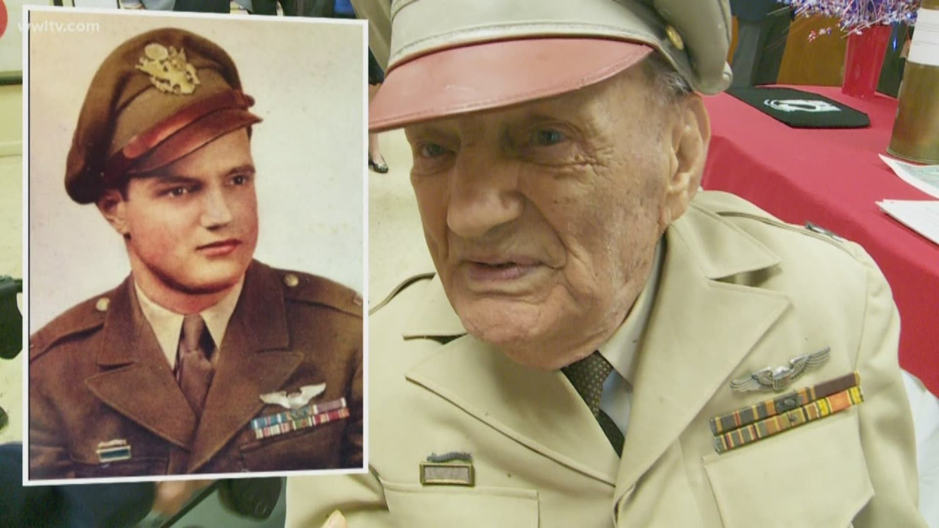 Heroic WWII pilot, 98, receives POW medal in Covington | wwltv.com