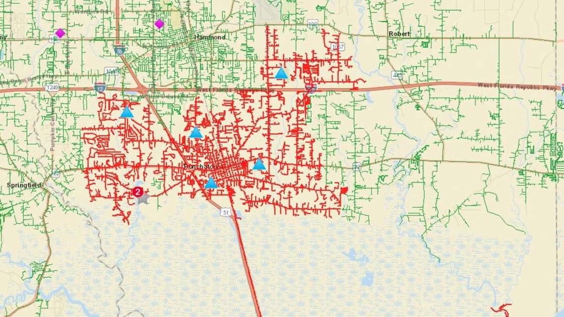 Entergy: Lightning strike causes massive power outage in Tangipahoa ...