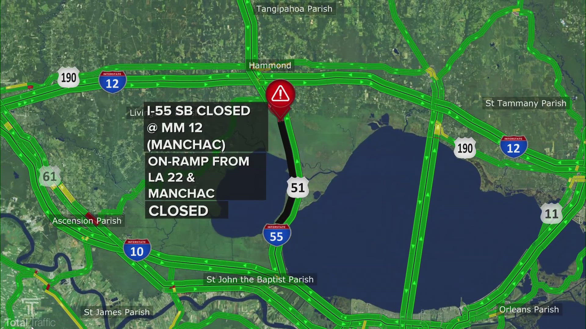 Fog Causes Road Closures on I-55 and Causeway Bridge | wwltv.com