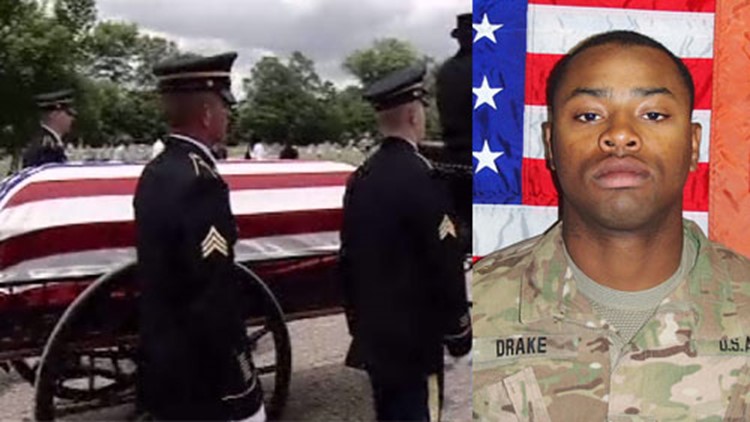 Family, community say goodbye to Spc. Chris Drake | wwltv.com