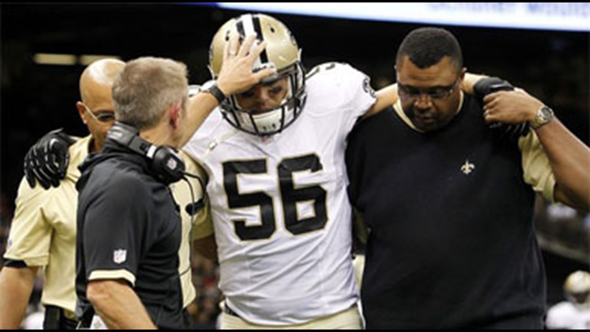 Saints LB Chris Chamberlain on pace to be ready for workouts after ACL ...