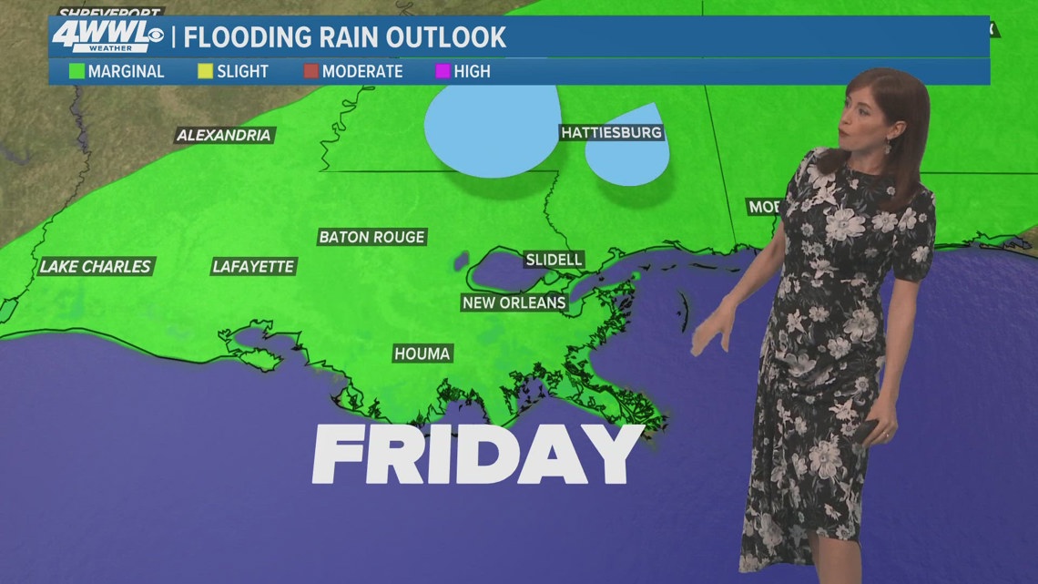 New Orleans Weather: Entering a rainier pattern through the weekend ...