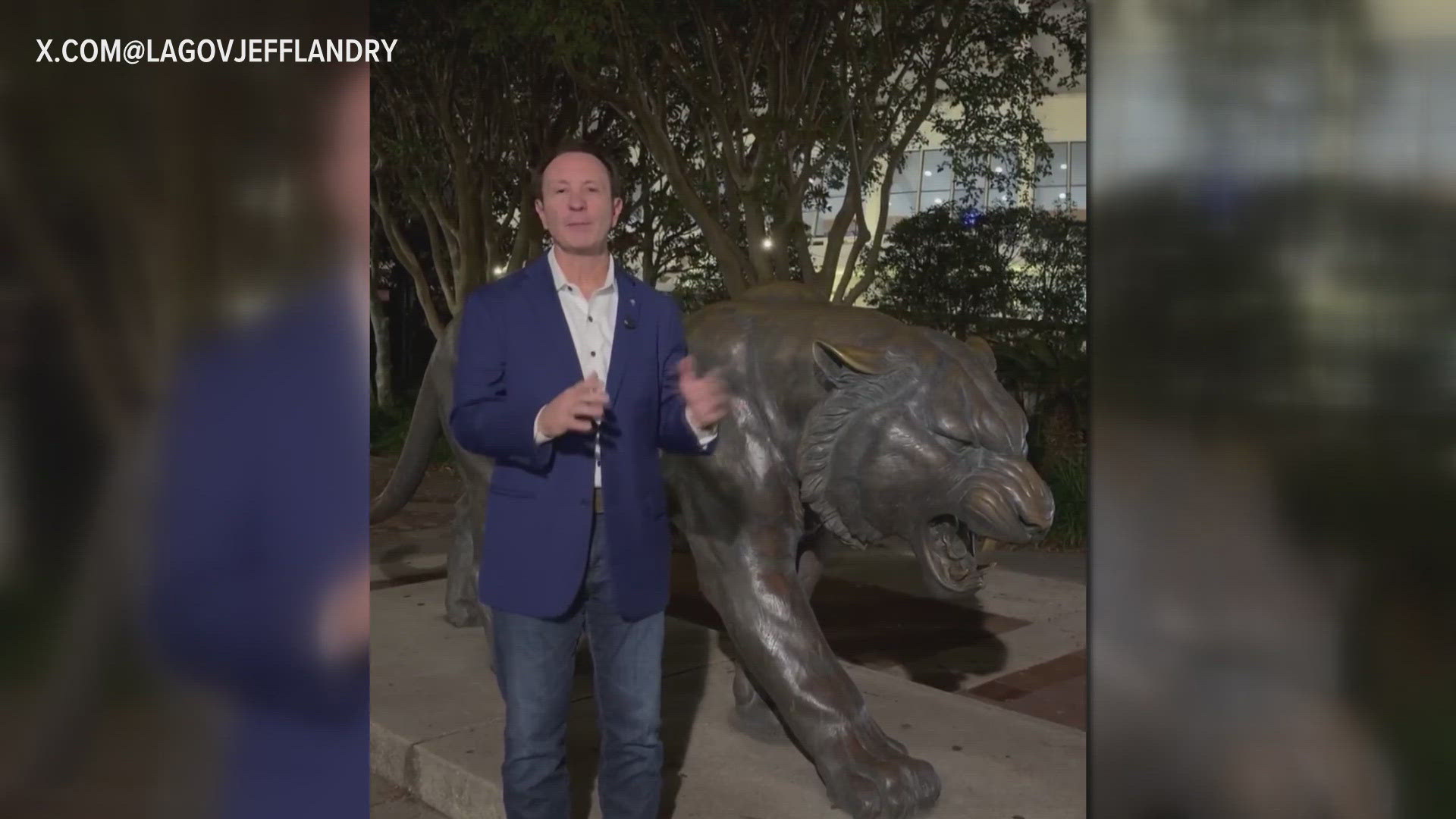 Louisiana Gov. Landry challenges LSU to honor Charlie Kirk with campus ...