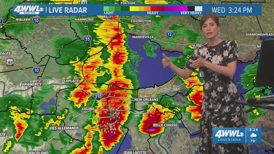 Flash Flood Warning issued for parts of Jefferson, St. Charles and Orleans Parish | wwltv.com