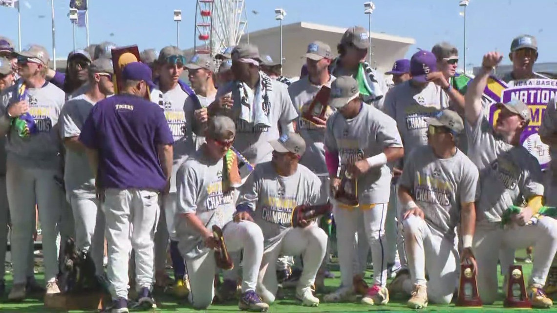 LSU baseball celebrates 2025 National Championship win with a ring ...