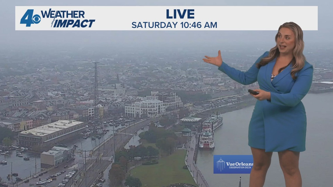 New Orleans Weather: Chilly with early showers Saturday, milder Sunday ...