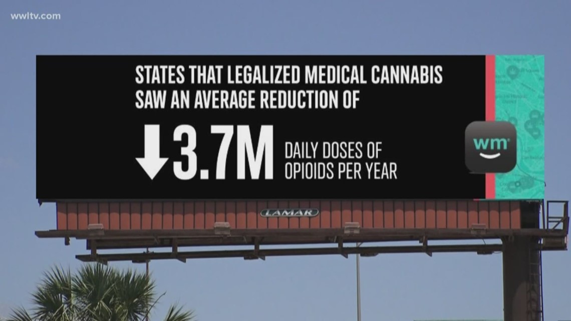 Cherry-picking or educating? Billboards advertise benefits of weed ...