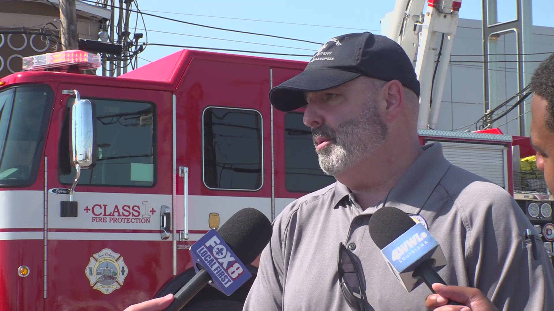 Highrise traffic delayed by smoke from nearby fire in New Orleans ...