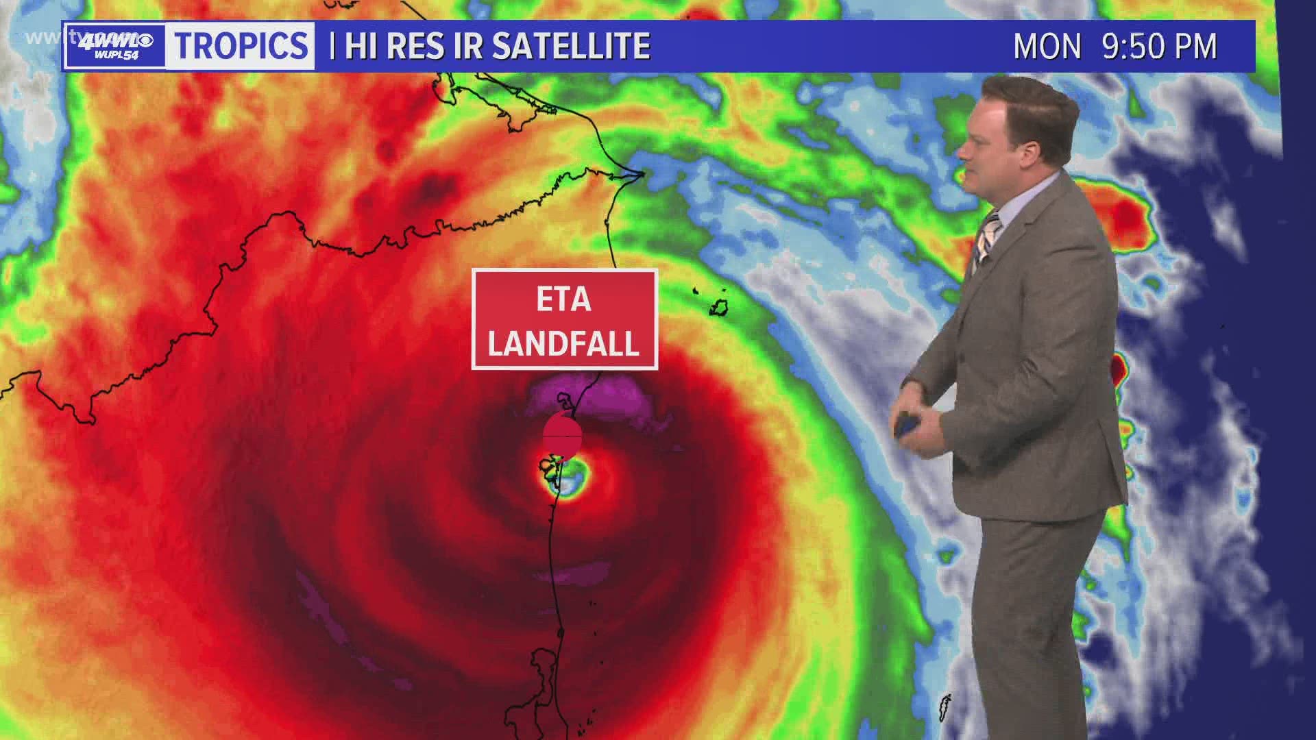 Monday night Tropics update: Hurricane Iota makes landfall as a ...