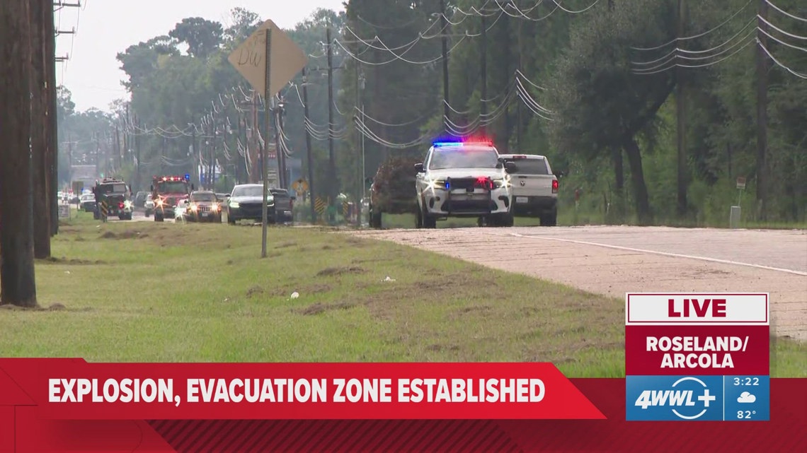 Latest in Roseland explosion, evacuation zone established | wwltv.com