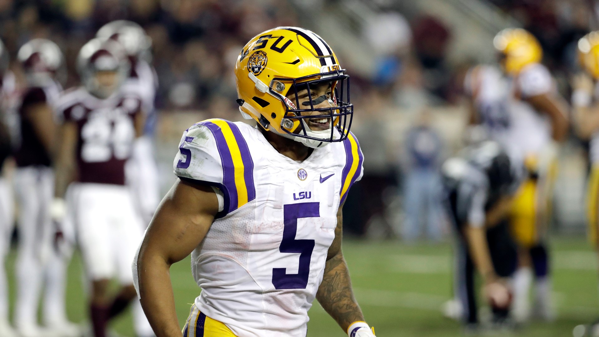 Domestic violence charges dropped against former NFL, LSU running back ...