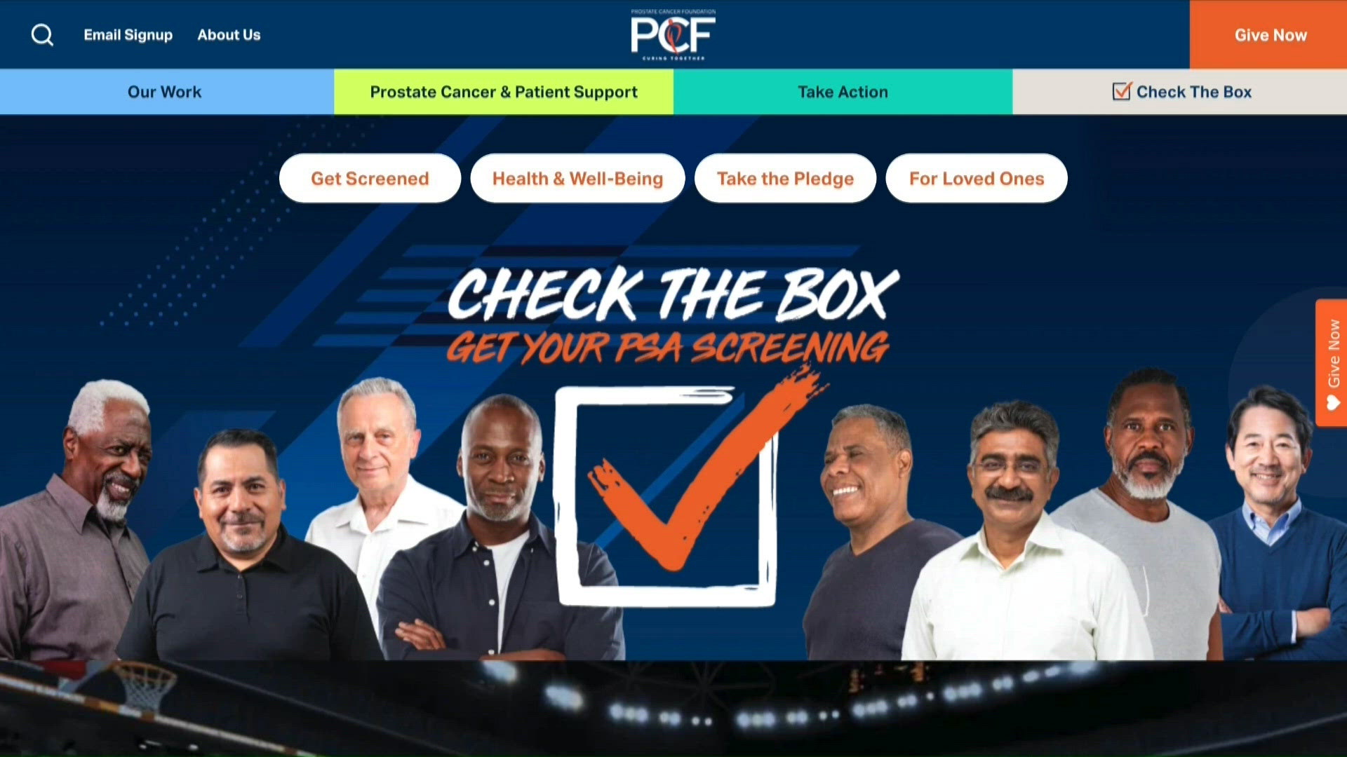 Prostate Cancer Foundation 'Check the Box! Saving Lives Together ...