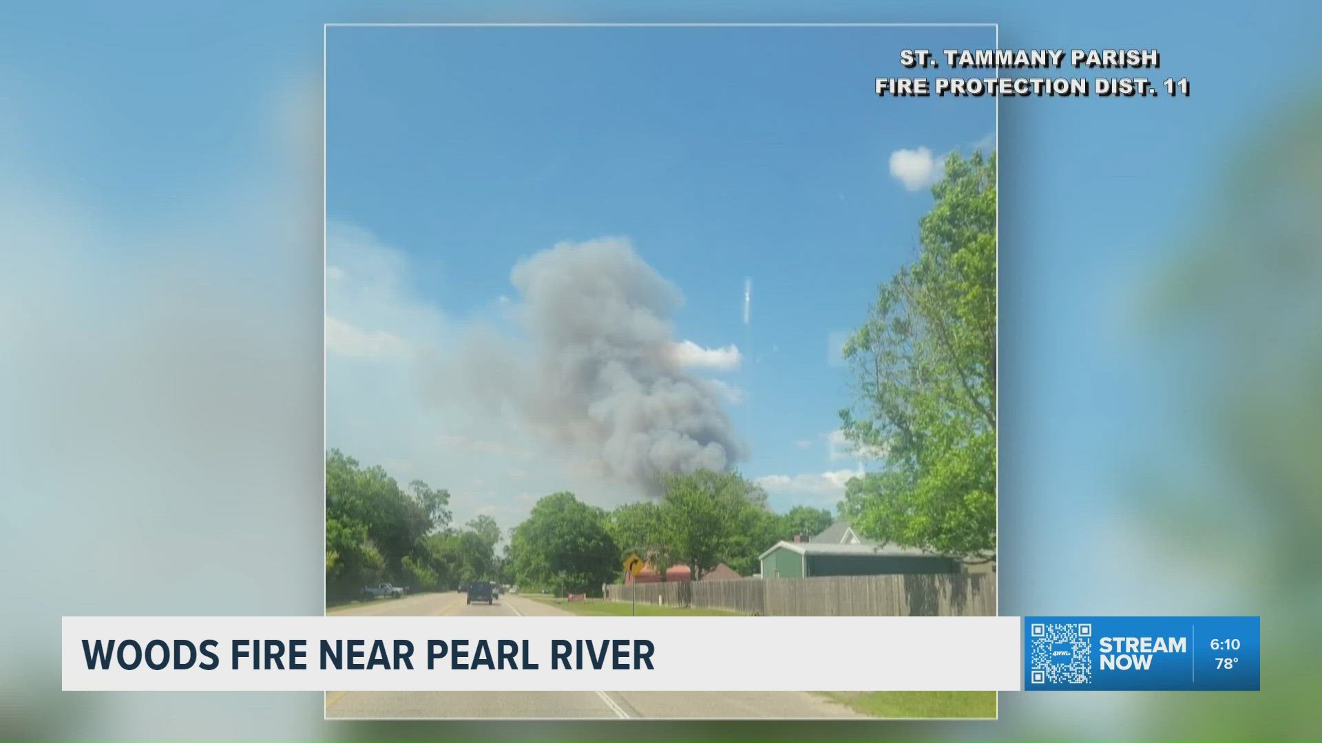Firefighters battle woods fire near Pearl River in St. Tammany Parish ...