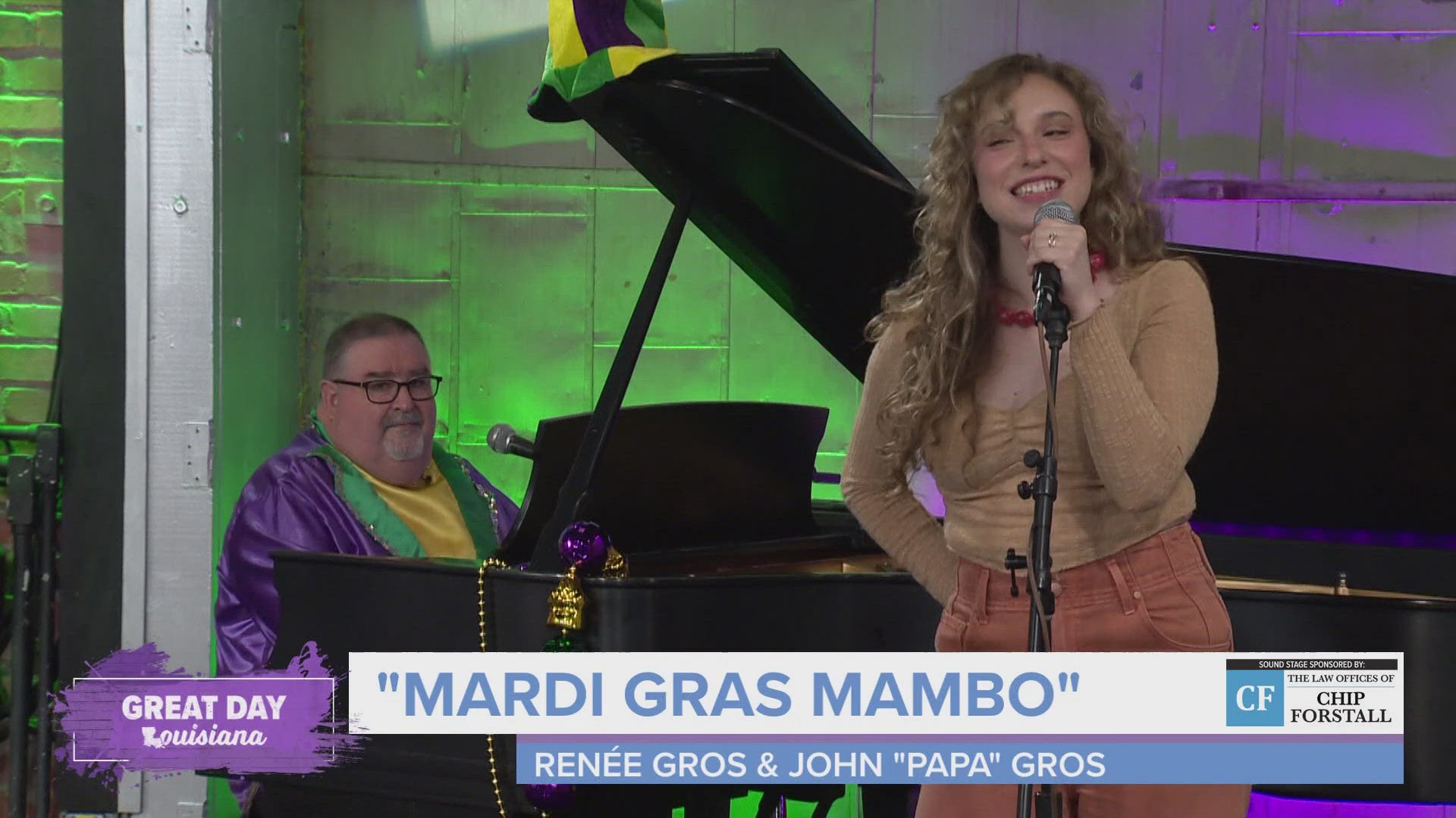 Renee Gros & John "Papa" Gros Share The Stage | wwltv.com