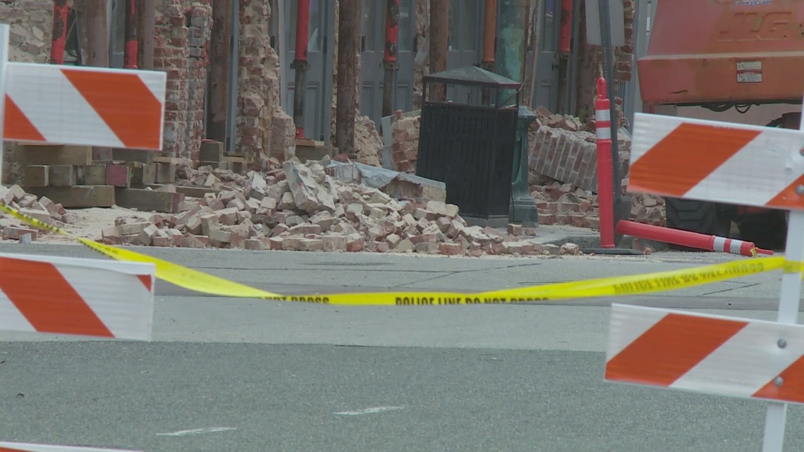 Partial building collapse in the CBD impacts traffic, nearby residents ...
