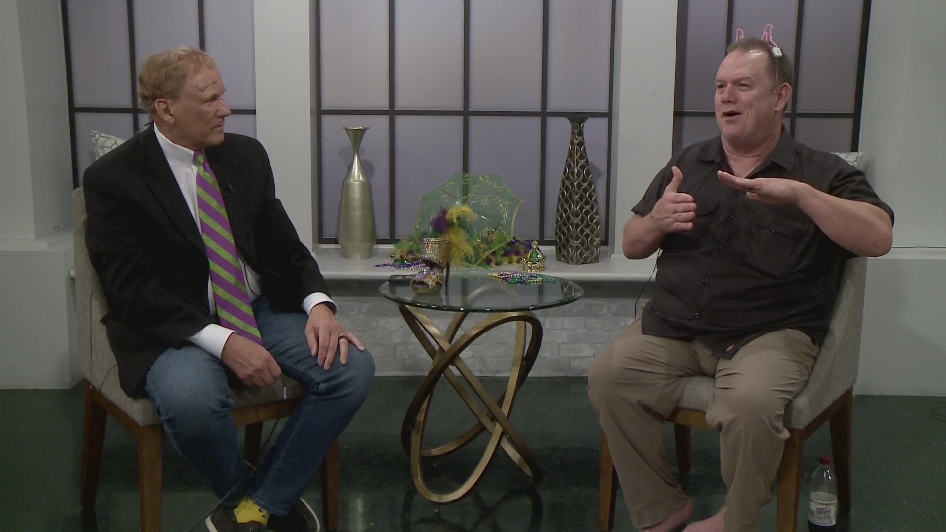 Fred Leblanc of Cowboy Mouth in the WWLTV studio | wwltv.com