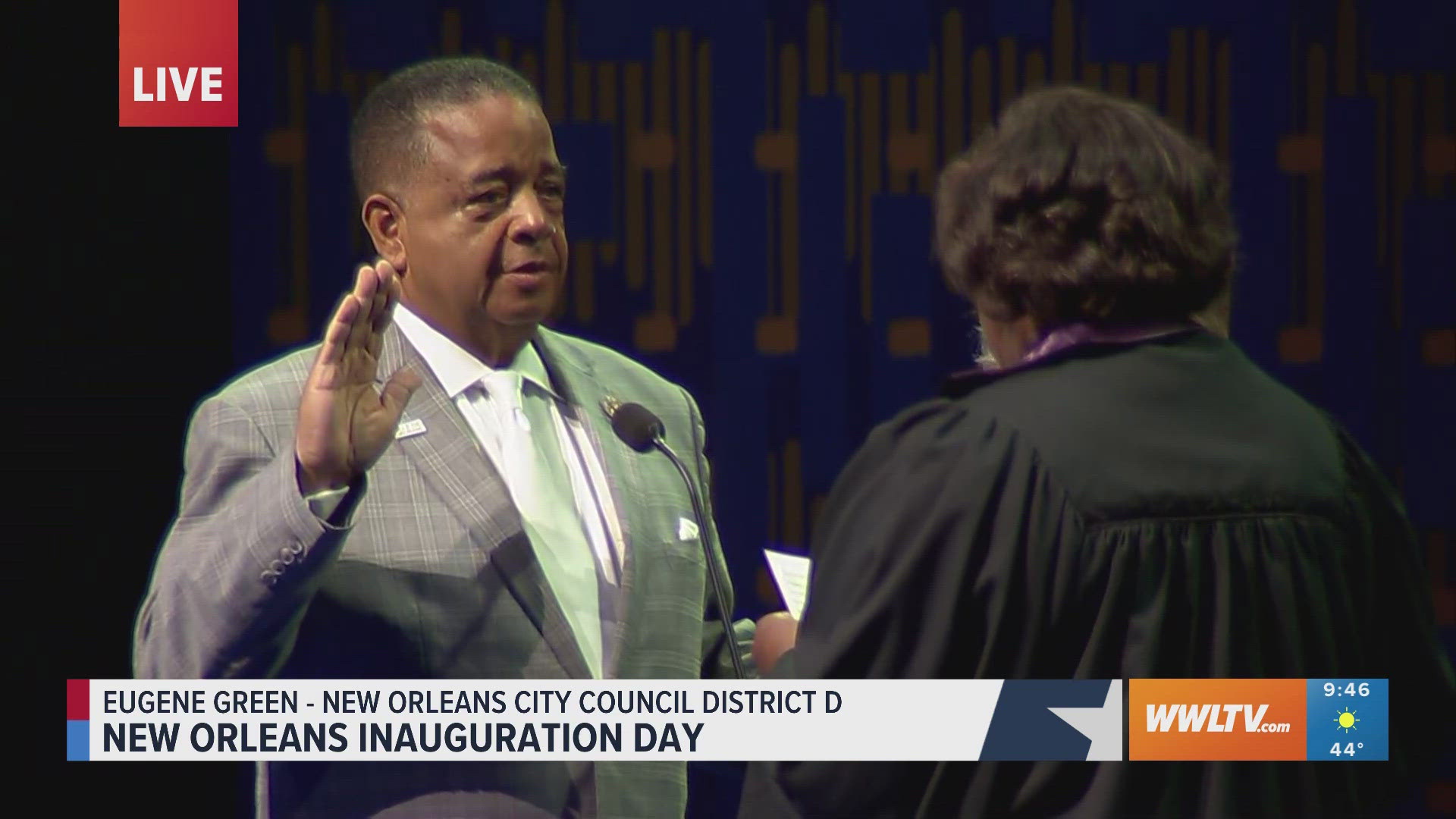 Inauguration 2026: Eugene Green, City Council District D | wwltv.com