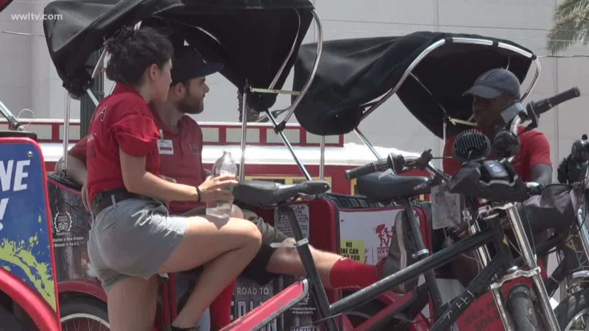 Pedicab drivers on heat: 'True New Orleanians know this is not hot yet ...