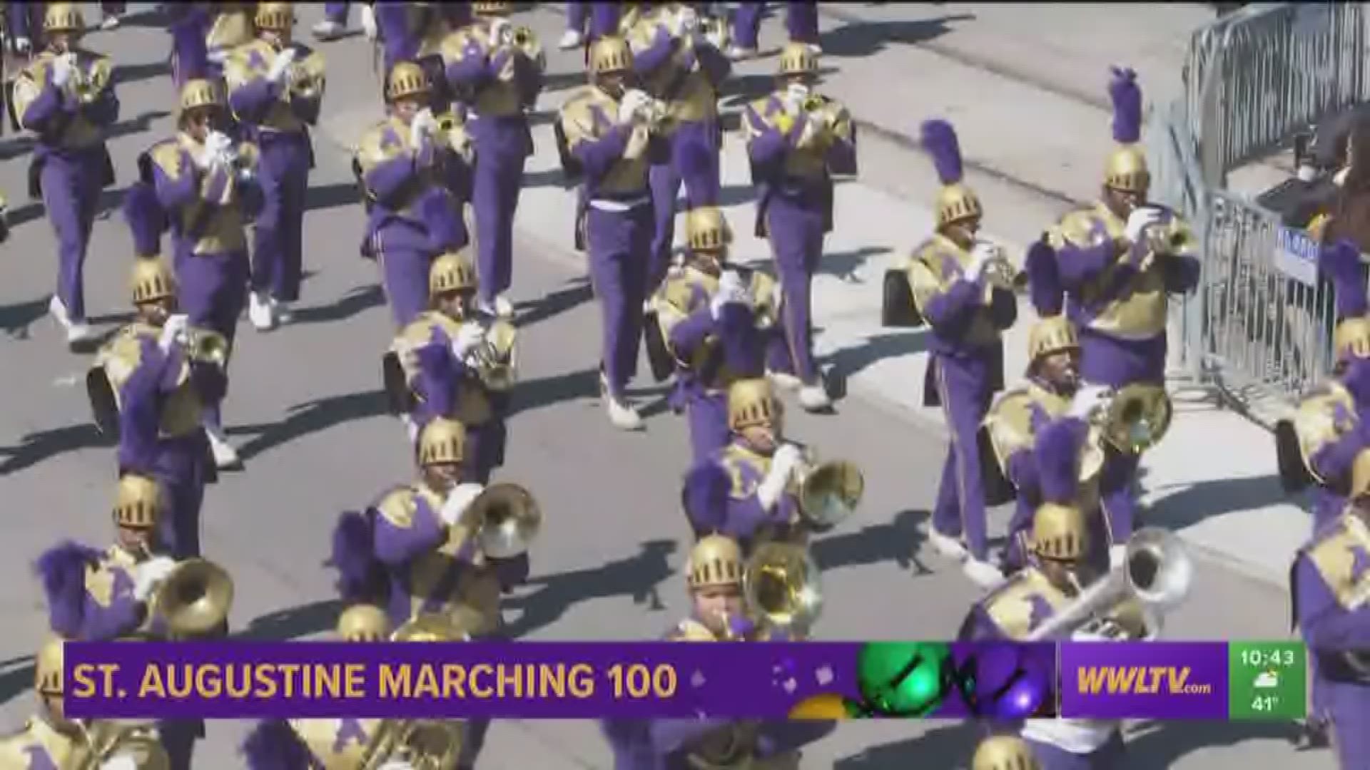 St. Augustine Marching 100; Saints player Michael Thomas in Zulu 2019 ...