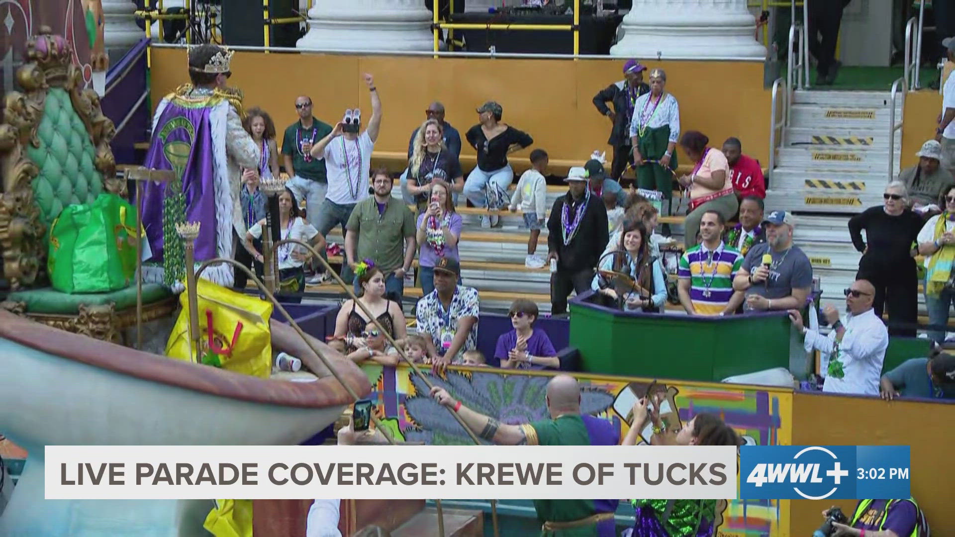 WATCH: Krewe of Iris, and Krewe of Tucks roll through New Orleans ...