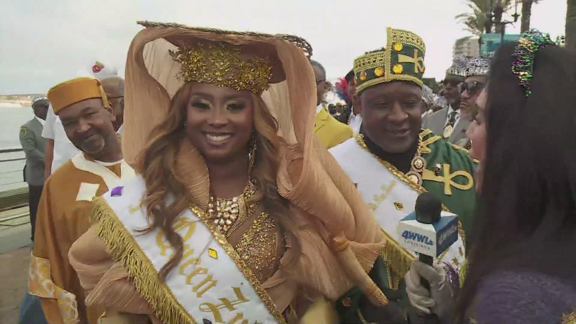 Zulu king & queen arrive at festival | wwltv.com