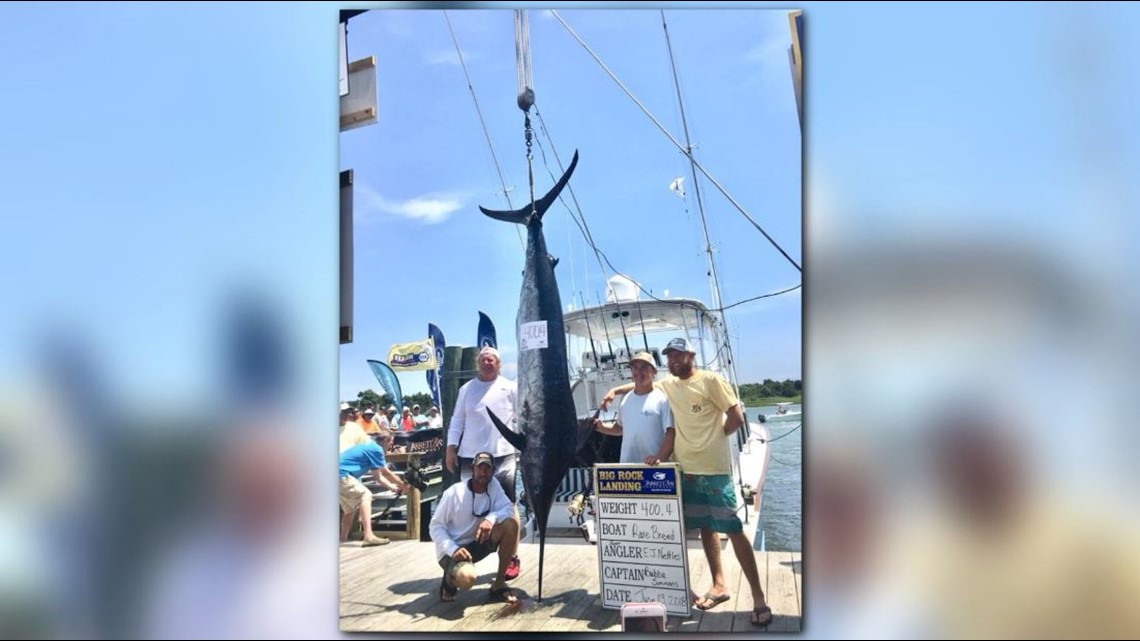 16-year-old reels in 400-pound blue marlin off NC coast | wwltv.com