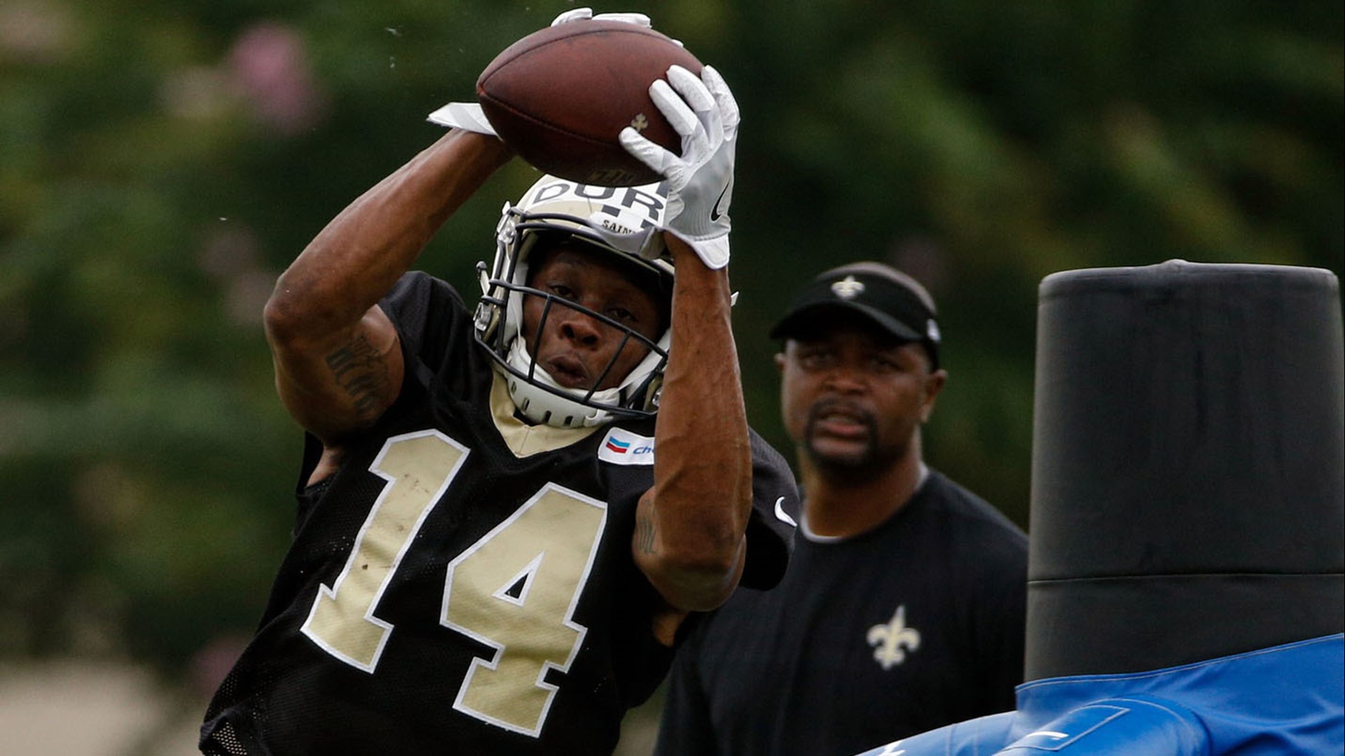 Saints receiver Dural, lineman Tom injured during camp | wwltv.com