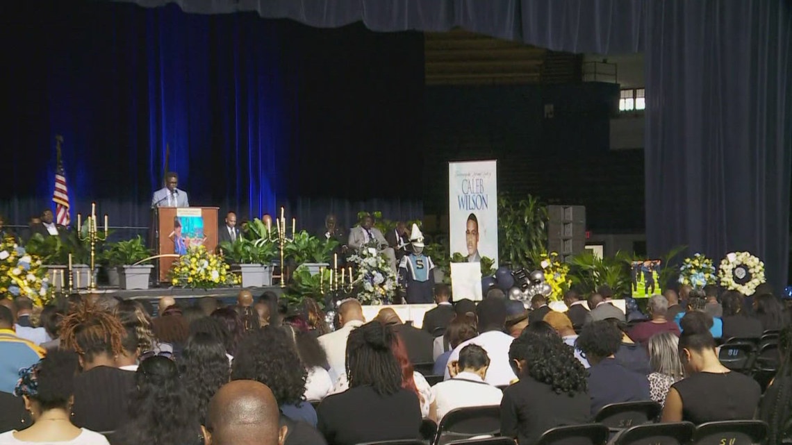 Memorial for Southern University student Caleb Wilson | wwltv.com