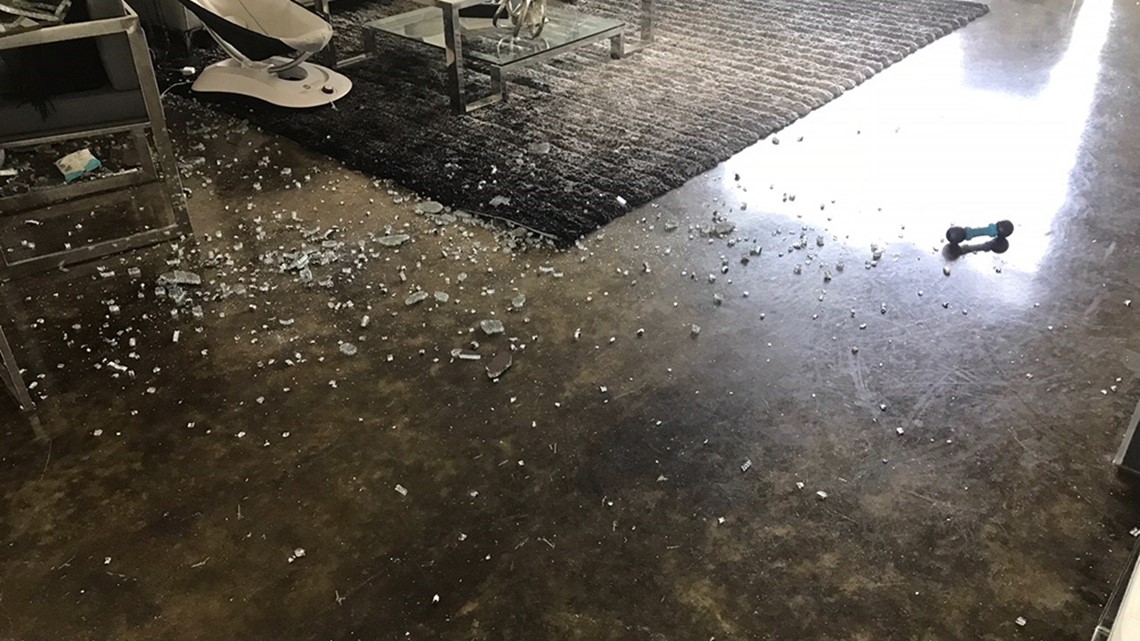 PHOTOS: Houston family's glass table shatters without warning | wwltv.com