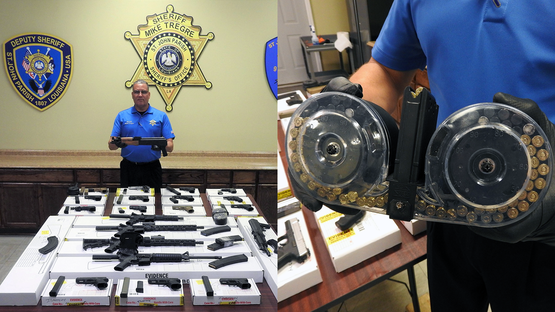 32 arrested, high-powered guns recovered in St. John Parish | wwltv.com