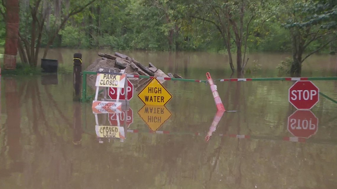 River levels rising earlier than expected on the Northshore | wwltv.com